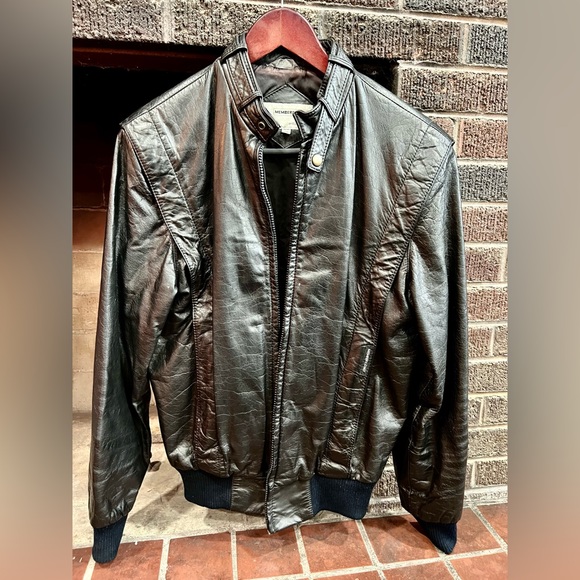 Members Only | Jackets & Coats | Vintage Members Only Bomber Leather ...